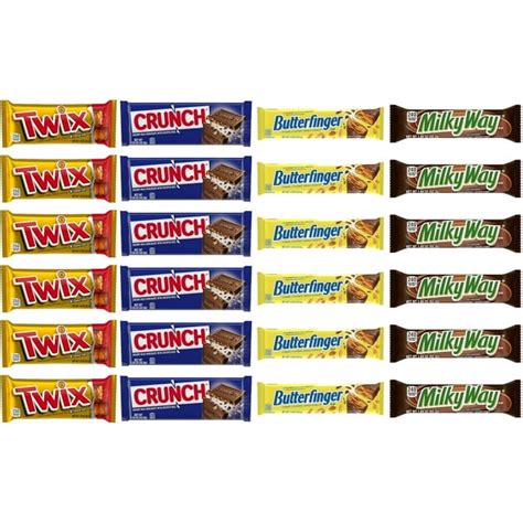 Twix And Individually Wrapped Variety Pack Full Size Milk Chocolate
