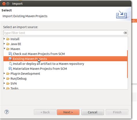 Switching From Maven Command Line Interface To Eclipse Plugin Stack