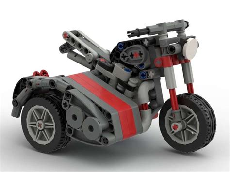 Lego Moc 42132 Sidecar By Fabiobrickinthewall Rebrickable Build