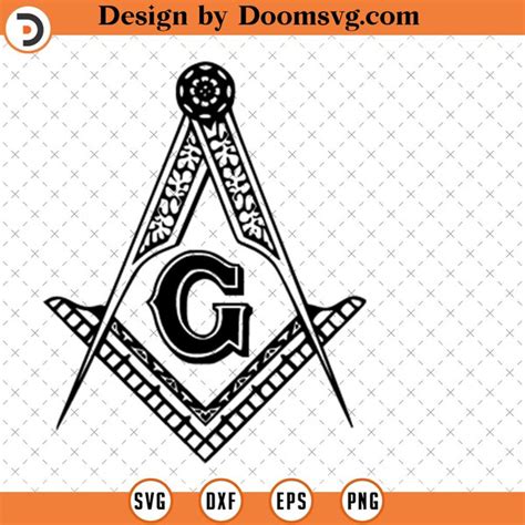 Freemasons Square And Compasses Masonic Symbol Cricut Svg Inspire Uplift