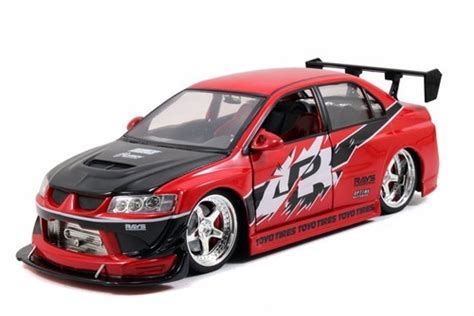 Mitsubishi Lancer Evo Rapido Y Furioso 3 Escala 118 Mercado Libre