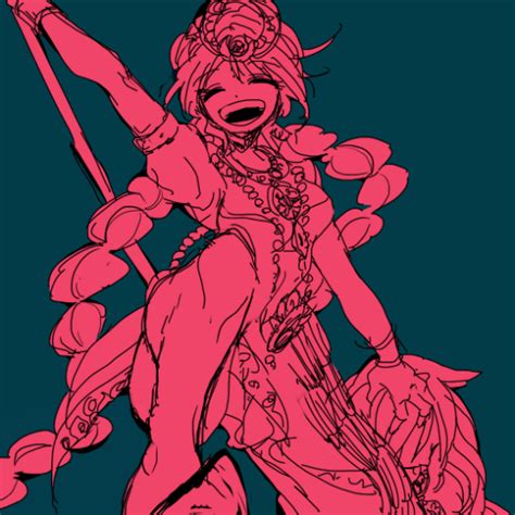 Arba Magi Magi The Labyrinth Of Magic Tagme 1girl Female Focus Monochrome Simple