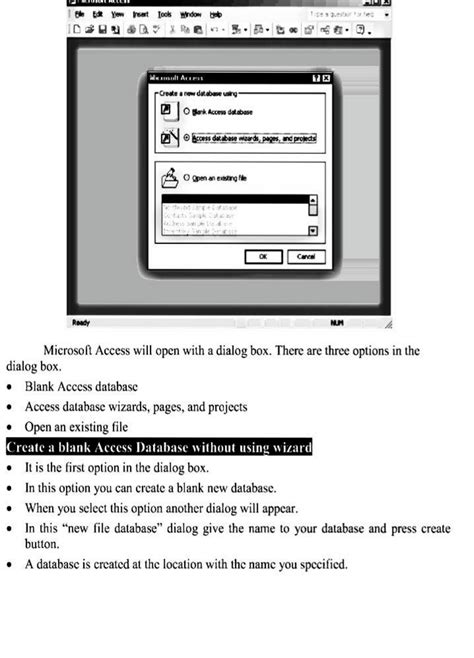 Solution Introduction Of Microsoft Access Notes With Solved Exercises