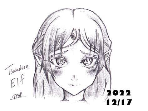 Tsundere Elf By Pranahtealar On Deviantart