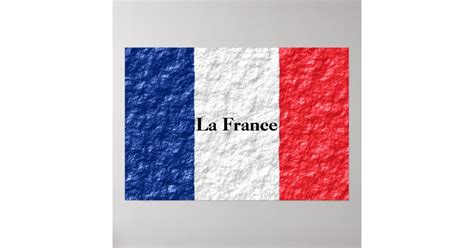 French Flag Poster Zazzle
