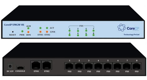Core IP UMGW 8S FXS Media Gateway For Epabx System Intercom System IP PBX System At Rs 12951
