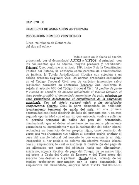 370 2008 Impedimento De Salida Descargar Gratis Pdf Ley Procesal