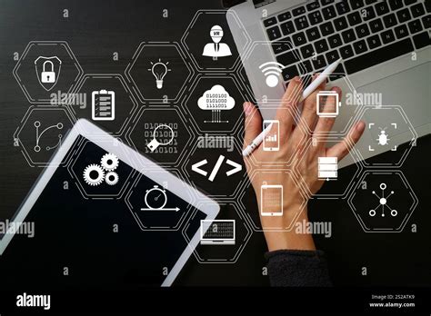 Coding Software Developer Work With Augmented Reality Dashboard Computer Icons Of Scrum Agile
