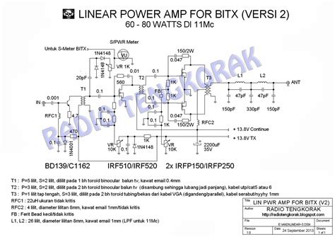 Radio Tengkorak Linear Power Amplifier For Bitx