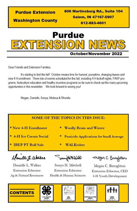 Oct Nov 2022 Newsletter