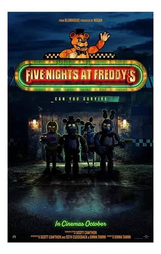 Poster De Five Nights At Freddys La Pelicula Envío Gratis