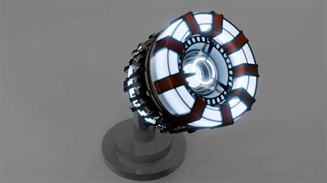 Tony Stark Heart Iron Man Arc Reactor 3D Model By Rajesh Sharma