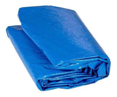 Lona Carpa Multiuso Impermeable x Mts Azul Con Ojetillos Cuotas sin interés