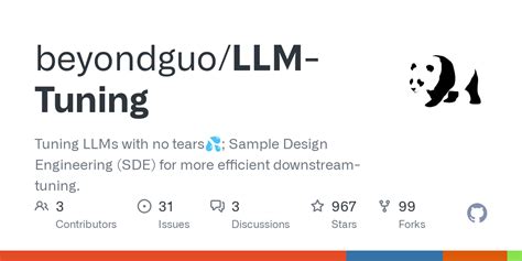 Github Beyondguollm Tuning Tuning Llms With No Tears💦 Sample