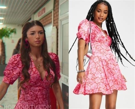 Sex Education Season 4 Episode 8 Rubys Rose Printed Dress Shop Your Tv