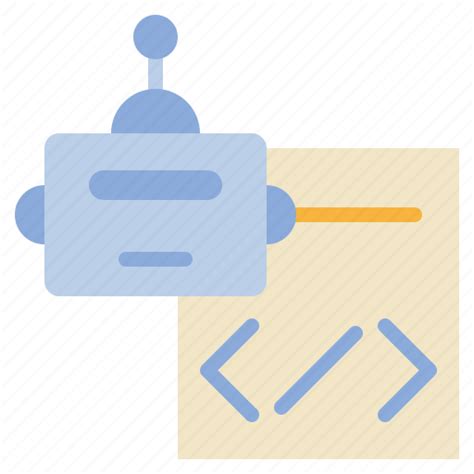 coding prompt ai robot webpage aiicon icon download on iconfinder