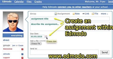 Edmodo A Social Network That Works In The Classroom Mace2010 Moving
