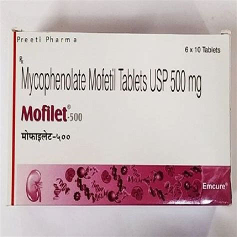 Mycophenolate Mofetil 500mg Tablet At ₹ 850stripe Gout Treatment