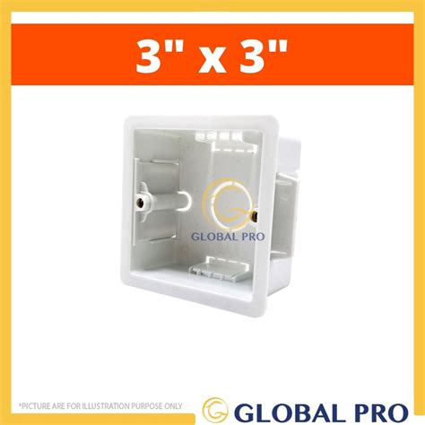 PVC 3X 3 3X 7 Partition Box Single Gang Partition Box For Electric Switches Socket Conceal