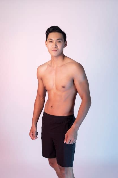 Premium Photo Handsome Muscular Fitness Man