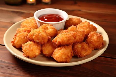 Premium Photo High Angle Of Fried Chicken Legs And Nuggets With Fizzy