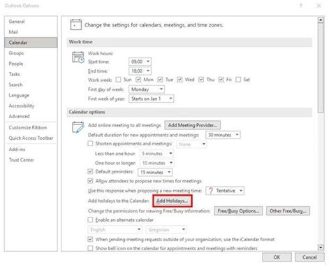 How To Add World Holidays And Time Zones In Outlook Calendar Mister Paton