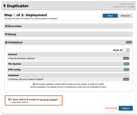 migrations duplicator migration kinsta® docs