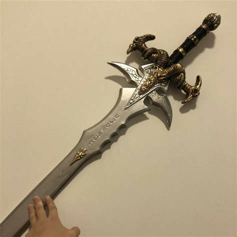 wow arthas menethil s weapon frostmourne sword world of frost sad sword