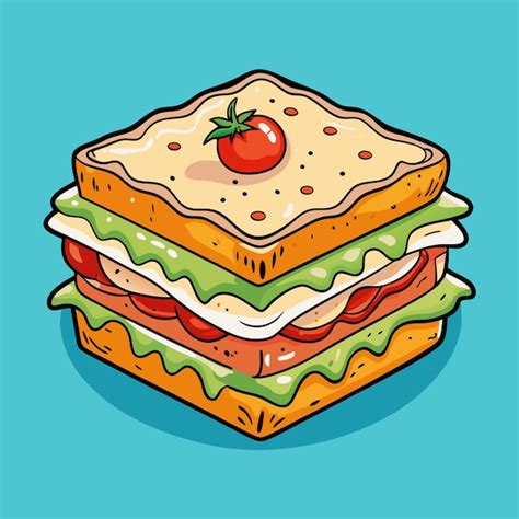 Lasagna Vector Food Graphic Layout Premium Ai Generated Vector