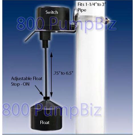 SJE Vertical Master Pump Level Switch