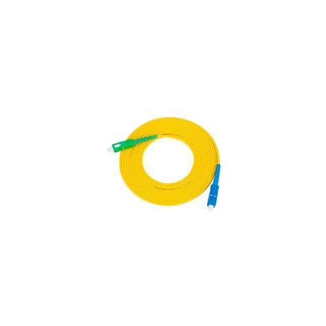 Patch Cord Cable Fibra Optica SC APC A SC UPC 5mts Lancomp cl Tecnología para todos