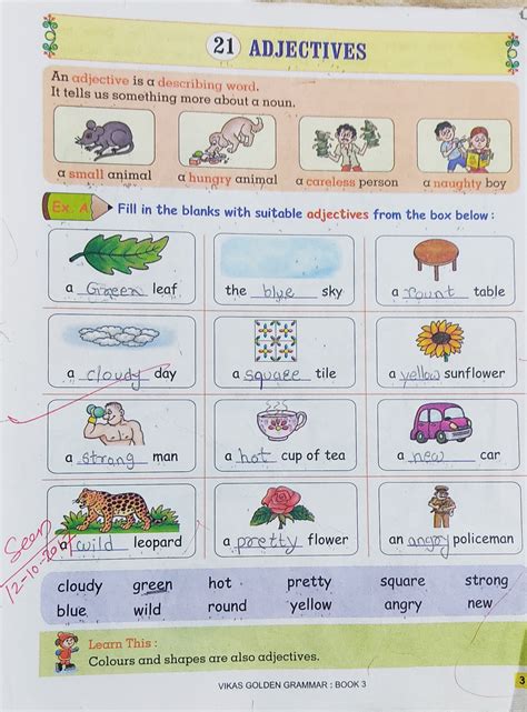 Class 3rd Grammar Science Math Notes Teachmint