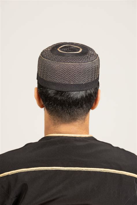 Mens Safeer Black Muslim Topi Islamic Cap Arabic Hat Kufi Uk