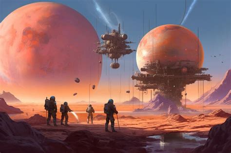 Premium Ai Image A Scene From The Game Space