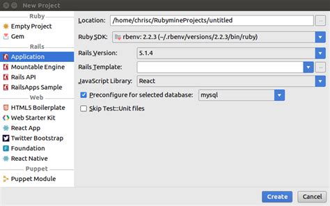 Chris Have You Created That Ruby On Rails 5 Project What Does It Look