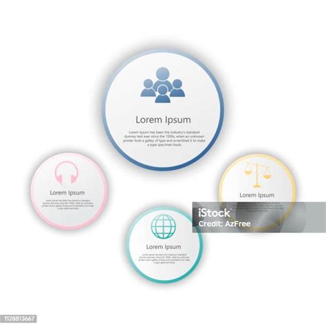 Elemen Infografi Linimasa Perusahaan Isometrik Ilustrasi Stok Unduh