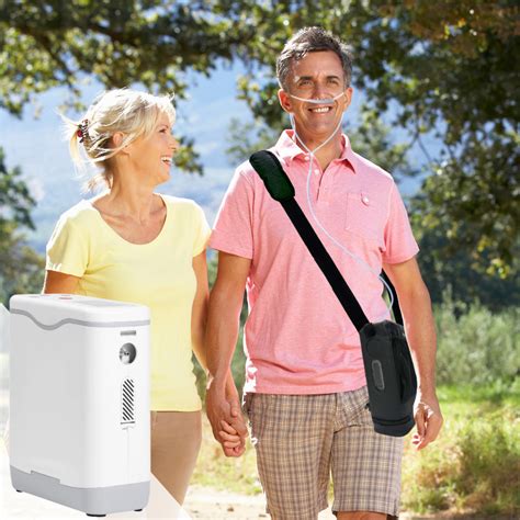 5l Continuous Portable Oxygen Concentrator With 2 Hours Battery Low Noise Oxygen Machine