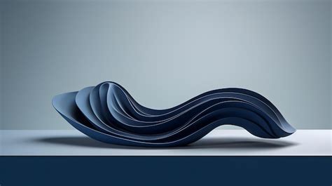Premium Ai Image Fluid Motion In Black Abstract Illustration