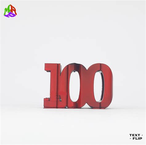 Free Stl File Text Flip 10x10・3d Printer Model To Download・cults