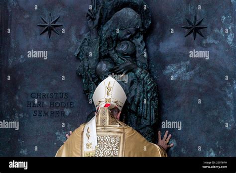 Cardinal Baldassare Reina Opens The Holy Door Of Romes St John In