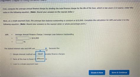Calculating Simple Interest And Apr On A Chegg