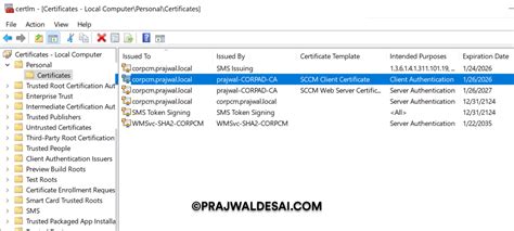 Deploying SCCM Client Certificate For Windows Computers