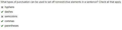 Punctuating Restrictive And Nonrestrictive Elements