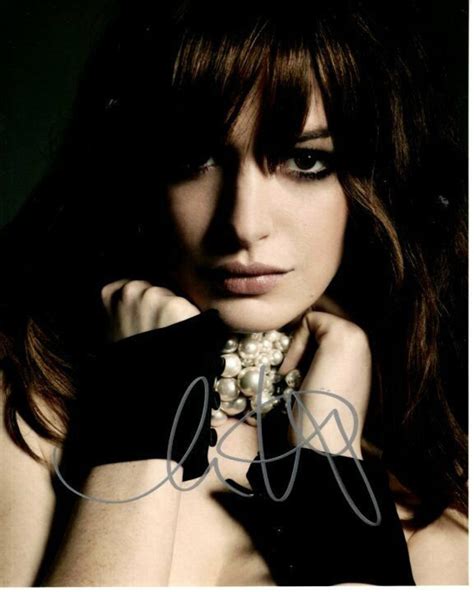 Anne Hathaway Autographed Signed X Photo Etsy