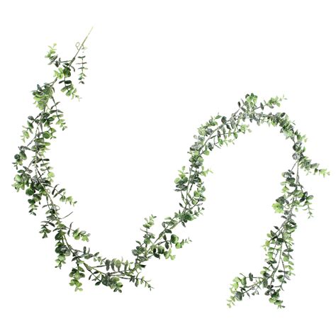 Northlight Seasonal 6ft Green And Silver Glitter Artificial Eucalyptus