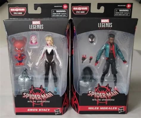 Marvel Legends Spider Man Into The Spider Verse Gwen Stacy Miles
