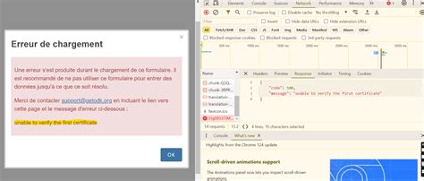 Unable To Verify Certificate Error When Previewing Forms On Self Hosted