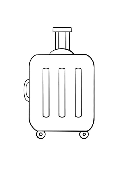 旅行带的东西简笔画图片怎么画（流行10张） 简笔画图片大全