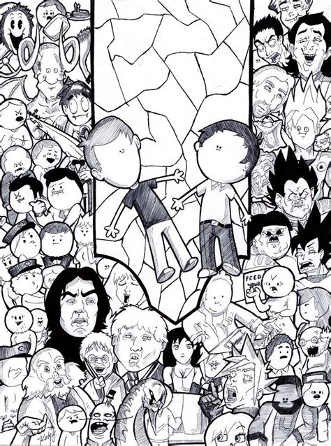 Oney Cartoons Fan Art Collage Oneyng Know Your Meme