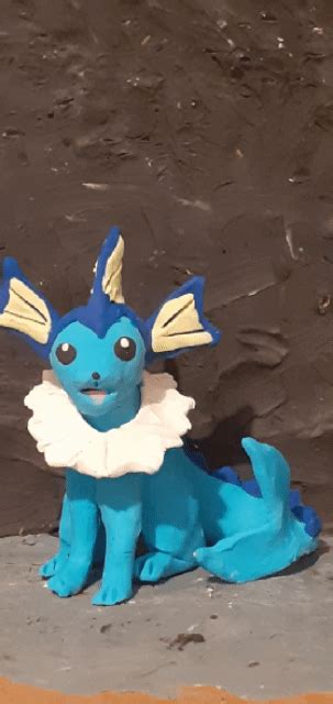 Vaporeon Throwing Up Clay Animation By Xiakeyra Fanart Central